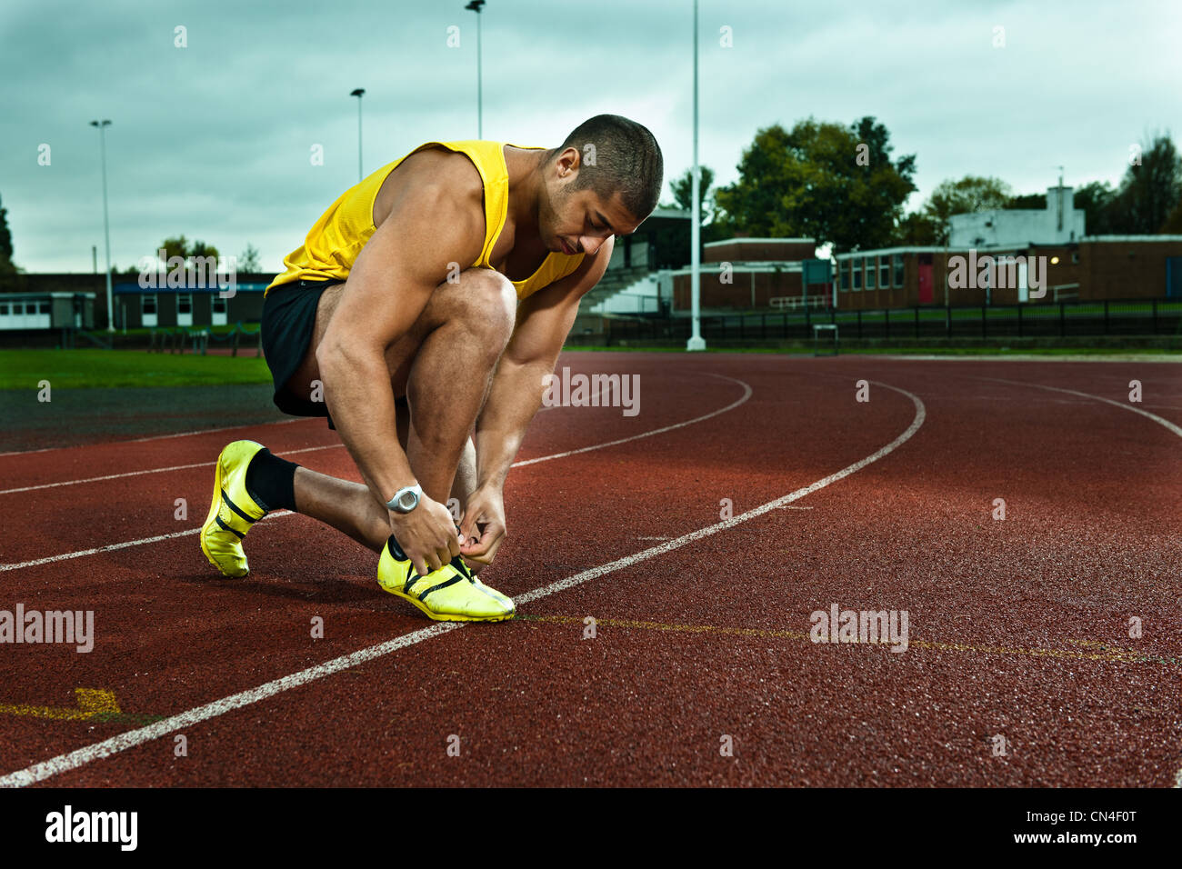 Sprinter on track hi-res stock photography and images - Alamy
