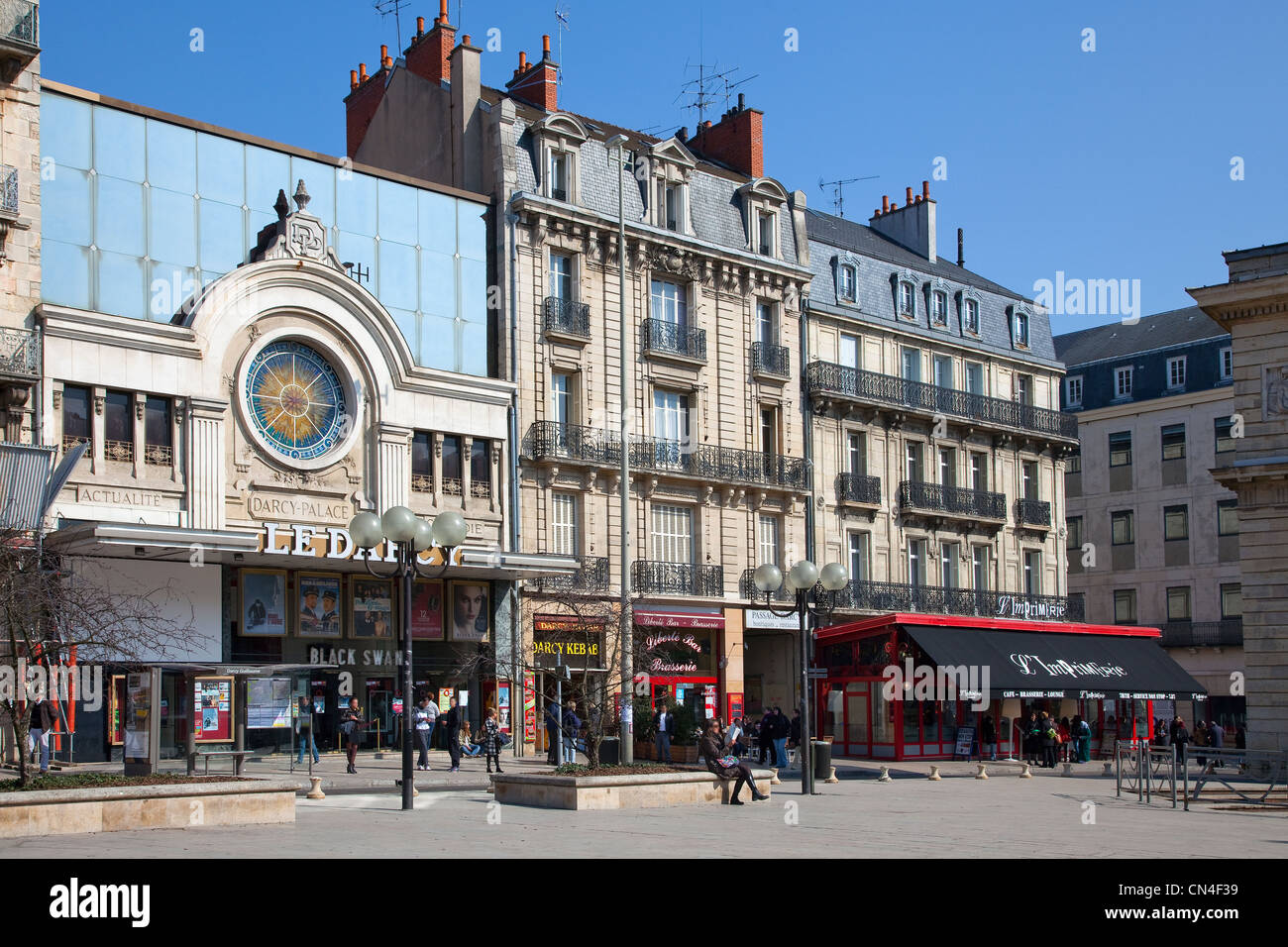 France, Cote d'Or, Dijon, Place Darcy Stock Photo - Alamy