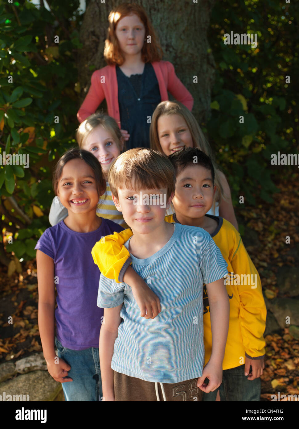 Group portrait outside hi-res stock photography and images - Alamy