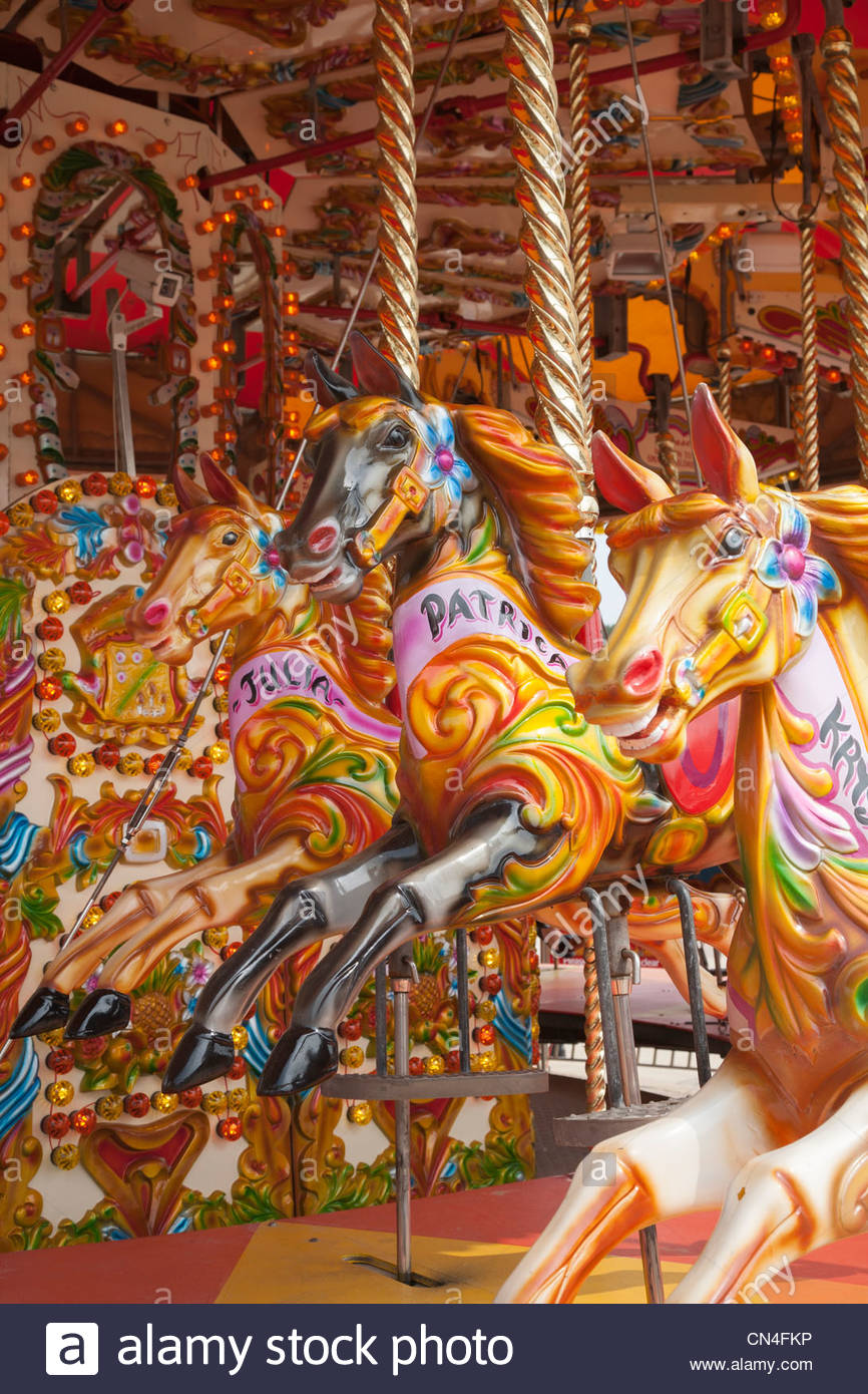 Merry Go Round Horses Stock Photos & Merry Go Round Horses Stock Images ...