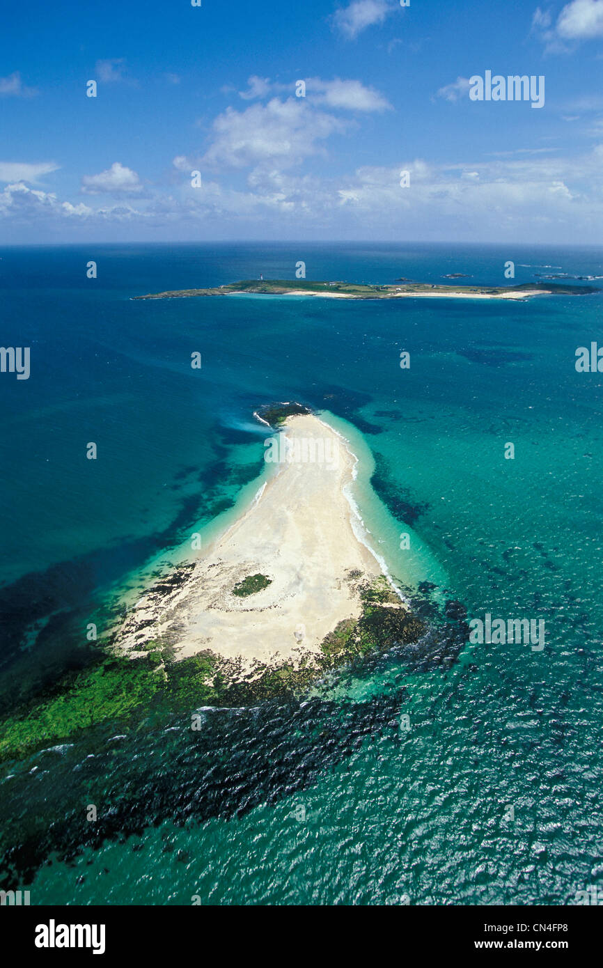 France, Finistere, Archipel des Glenan (Glenan archipelago), Guiriden ...