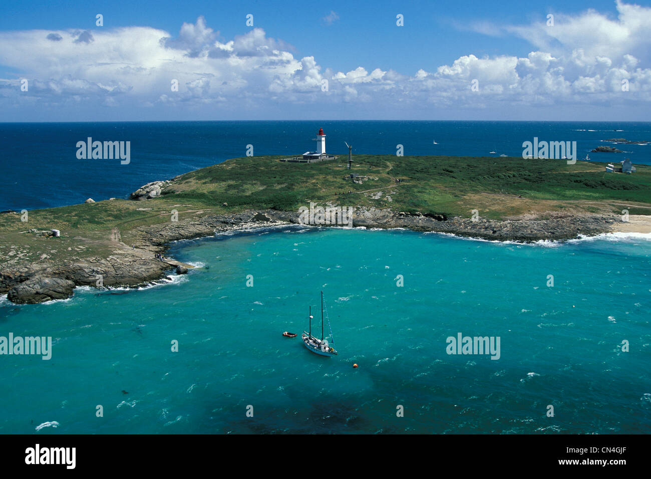 France, Finistere, La Foret Fouesnant, Archipel des Glenan (Glenan ...