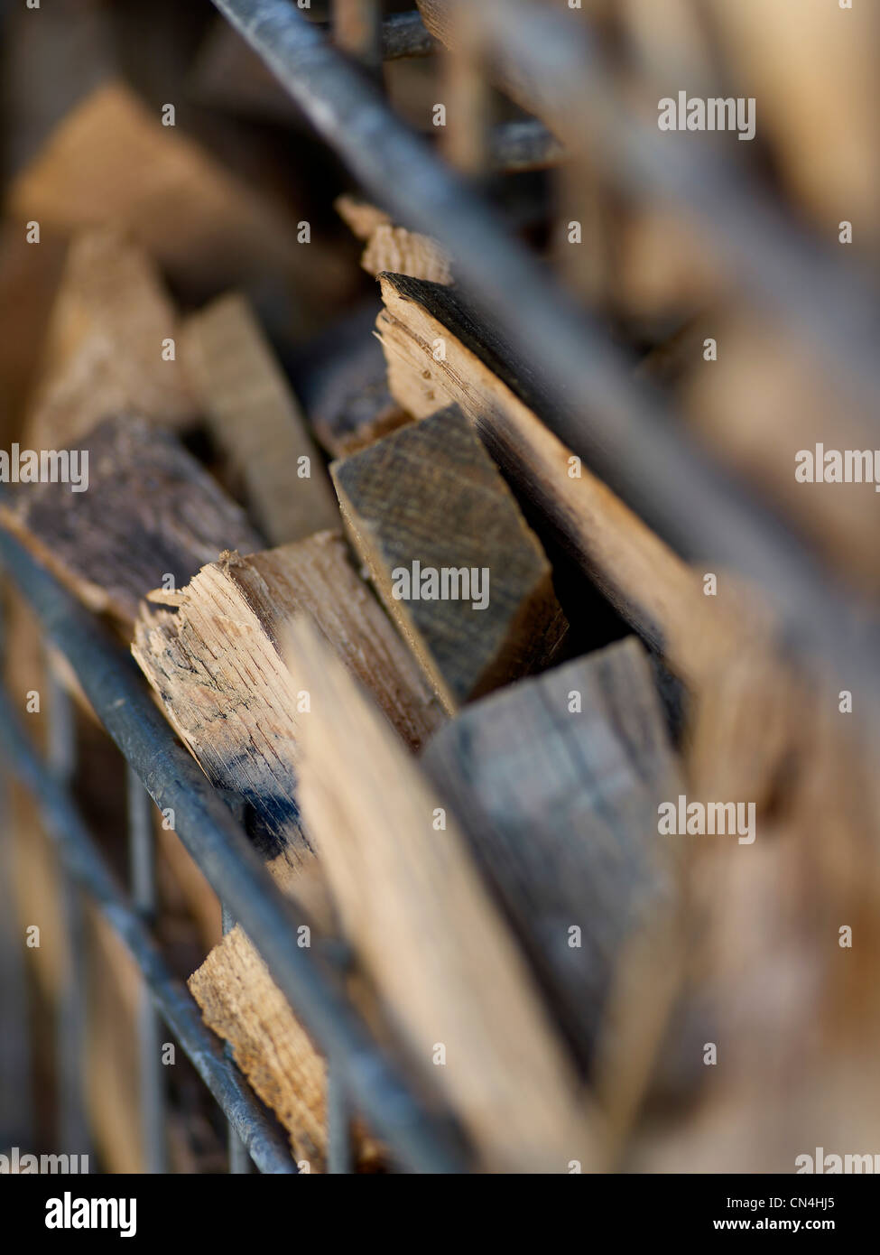 France, Cote d'Or, Beaune, feature: the Cooperage, Tricolored Fire ...