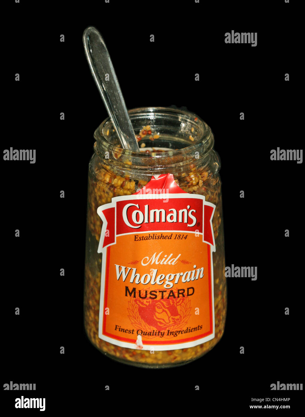 Colman's Wholegrain mustard Stock Photo - Alamy