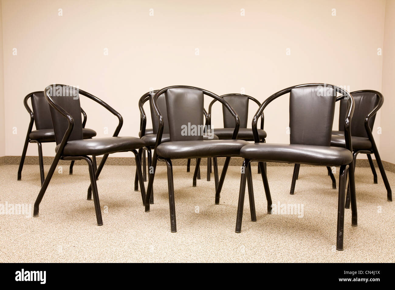 Empty chairs in a meeting room Stock Photo - Alamy