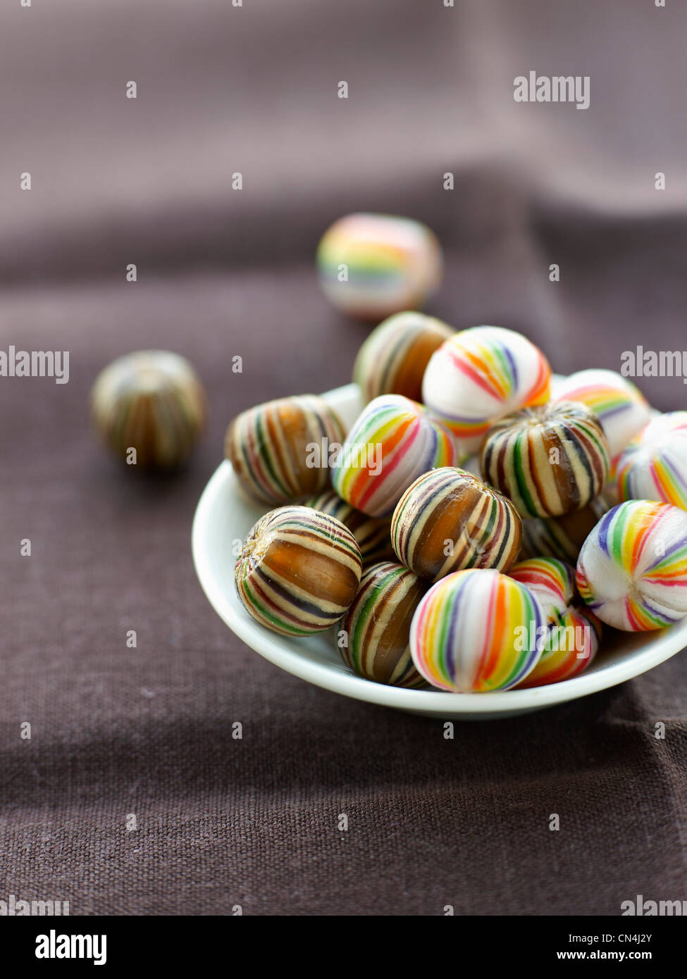 Japan, Tokyo, feature: the Palace of Tokyo, colorful candies Stock ...