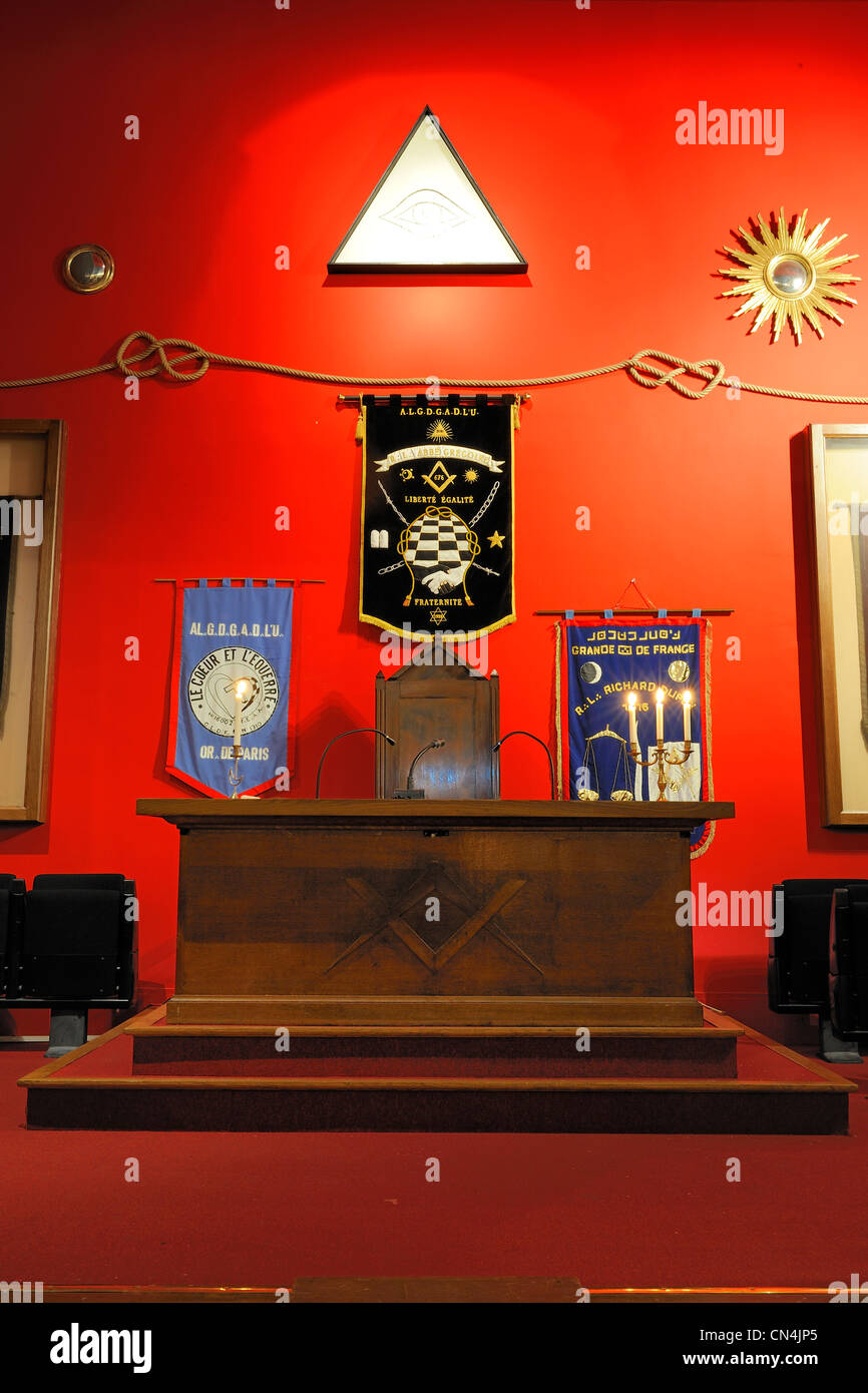 France, Paris, Grande Loge de France (GLDF, Grand Lodge of France ...