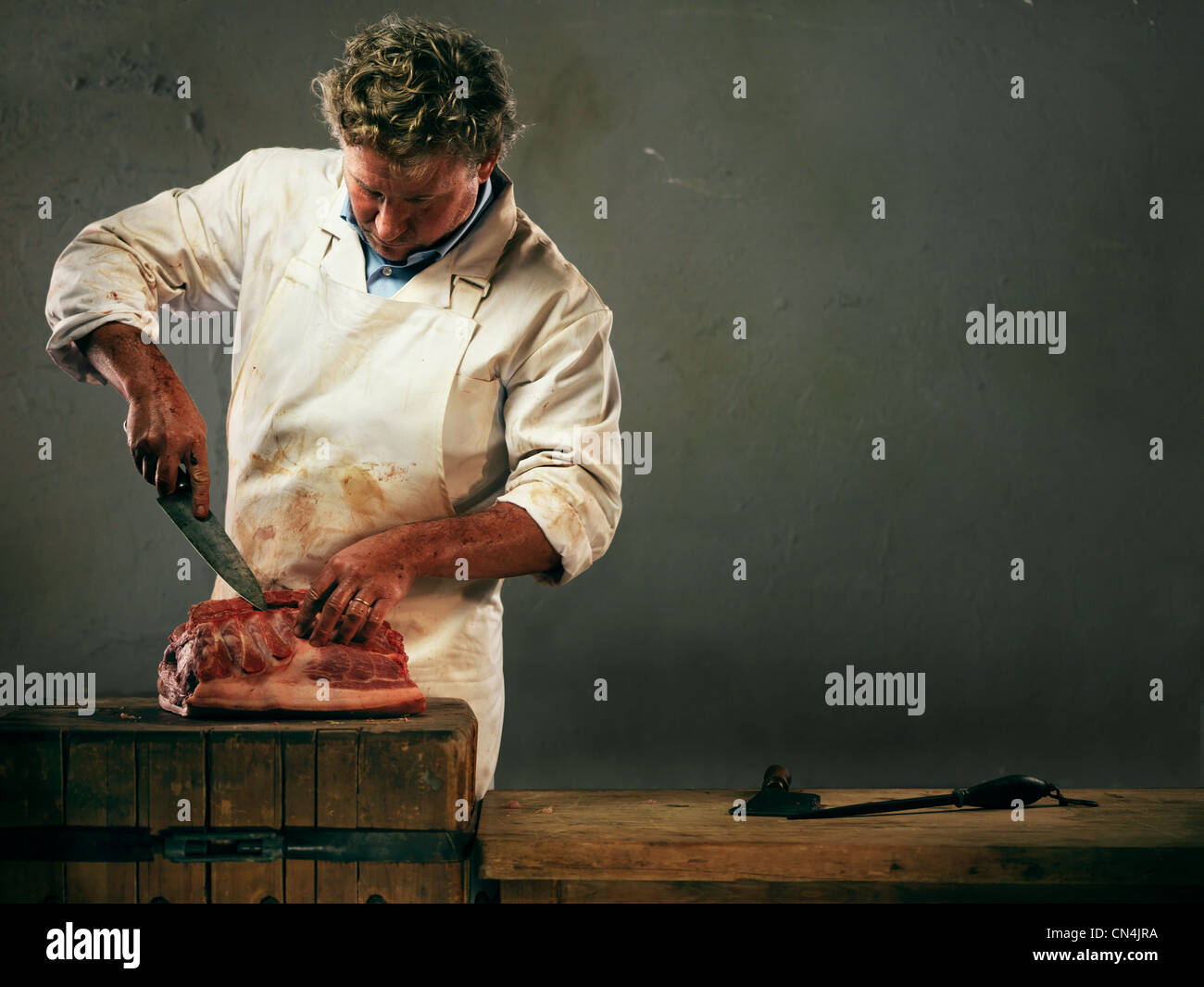 Butcher stand hi-res stock photography and images - Alamy