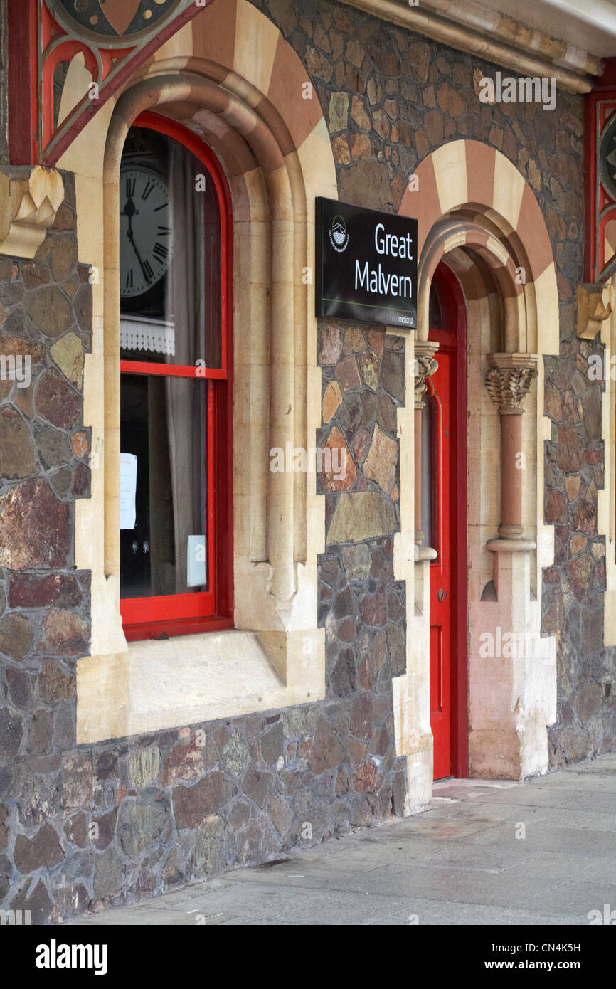 Great Malvern train station, railway station, at Great Malvern ...