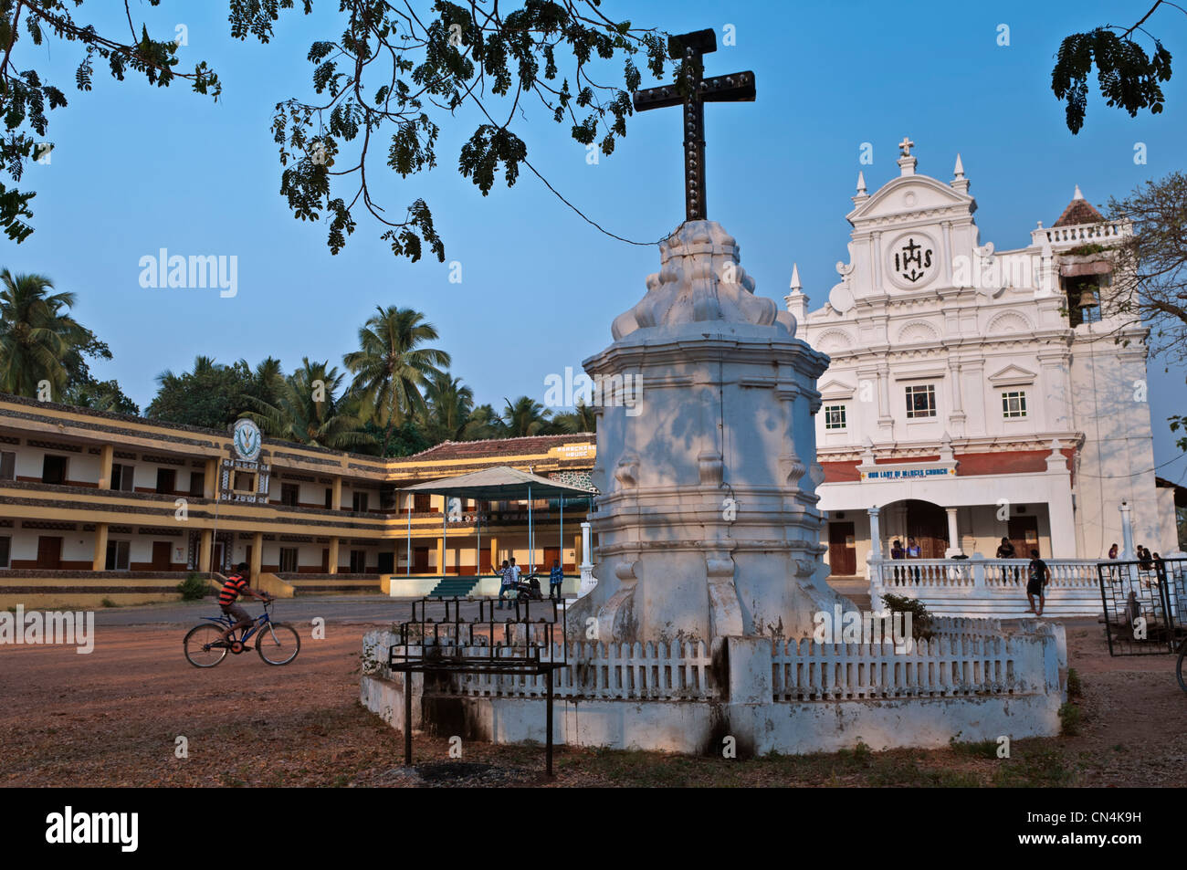 Our Lady of Mercy church Colva Goa India Stock Photo - Alamy