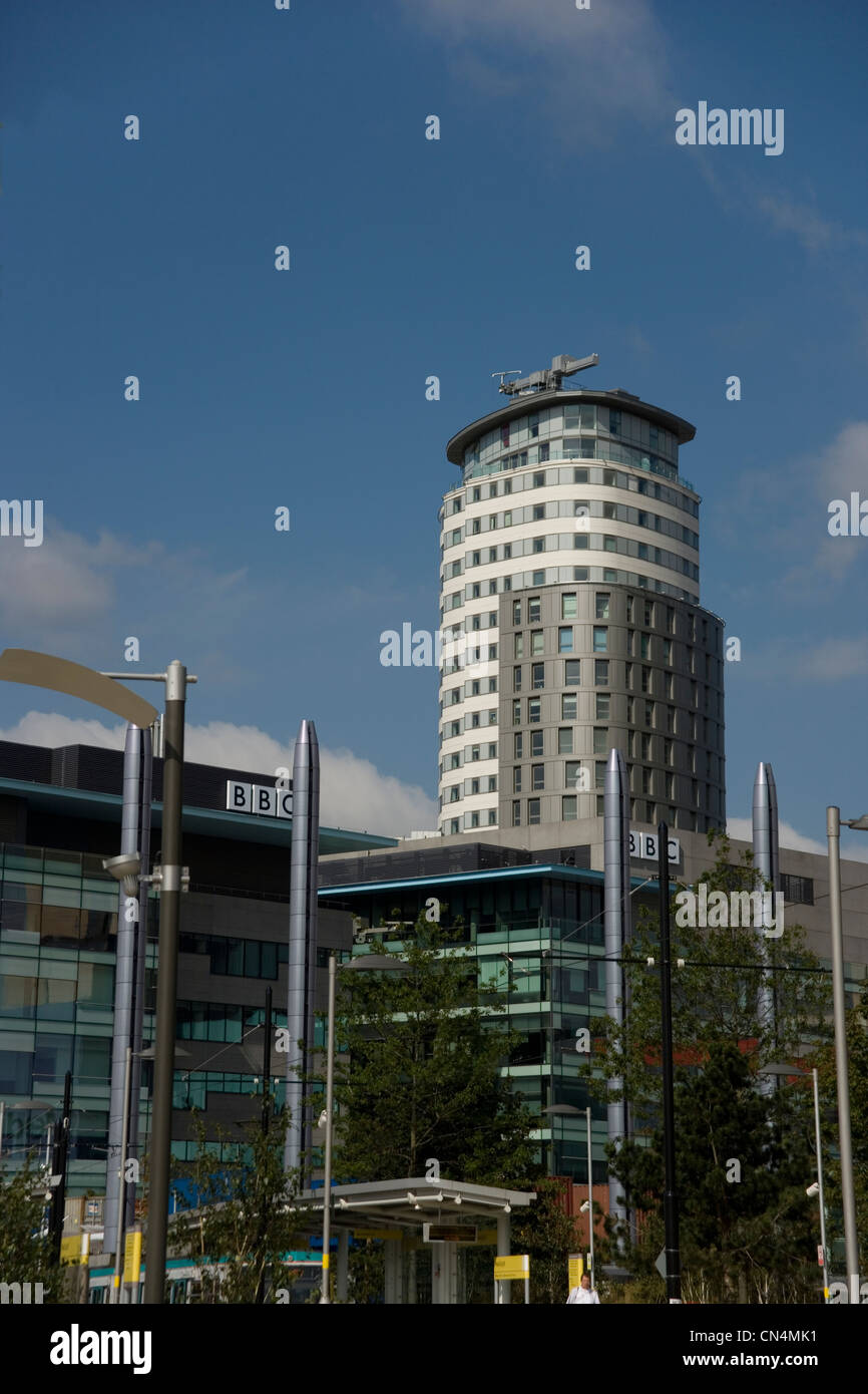 BBC Centre in Salford Stock Photo - Alamy