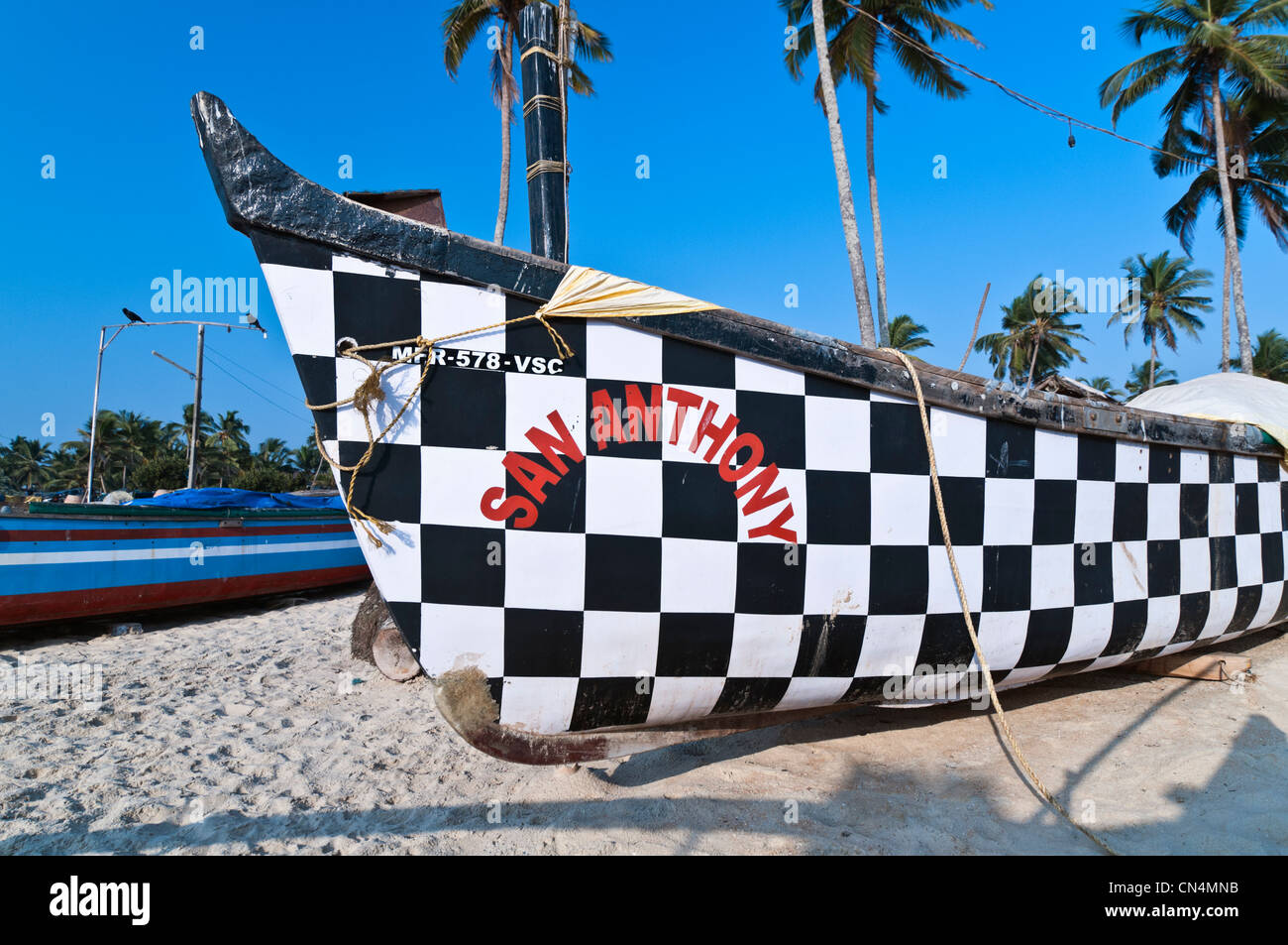 Goan fishing boats hi-res stock photography and images - Alamy