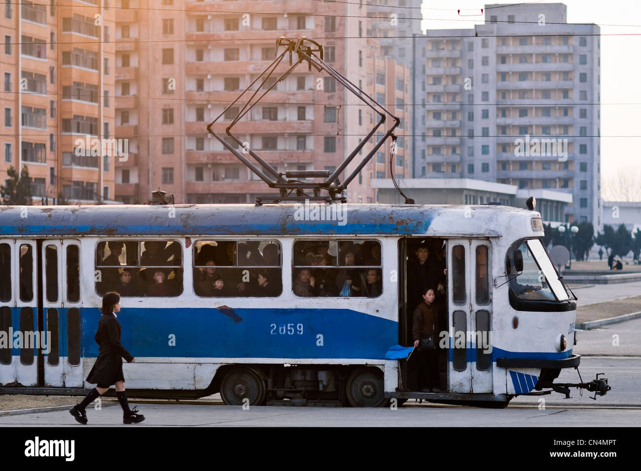 North Korea, Pyongyang, monument to the Founding of the North Korean ...