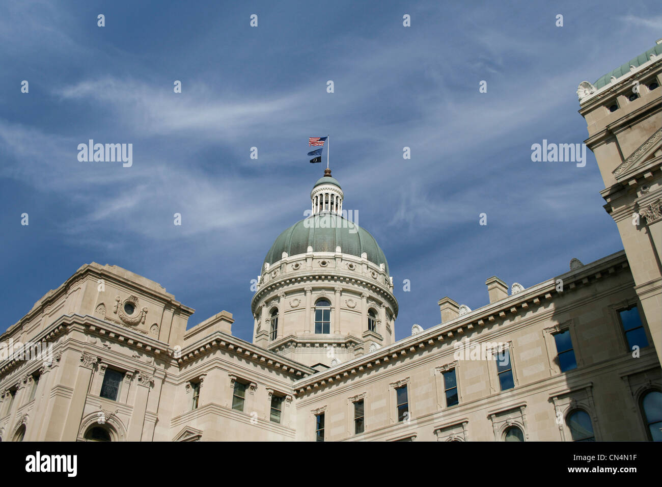 The Indiana State Capitol building in Indianapolis Stock Photo - Alamy