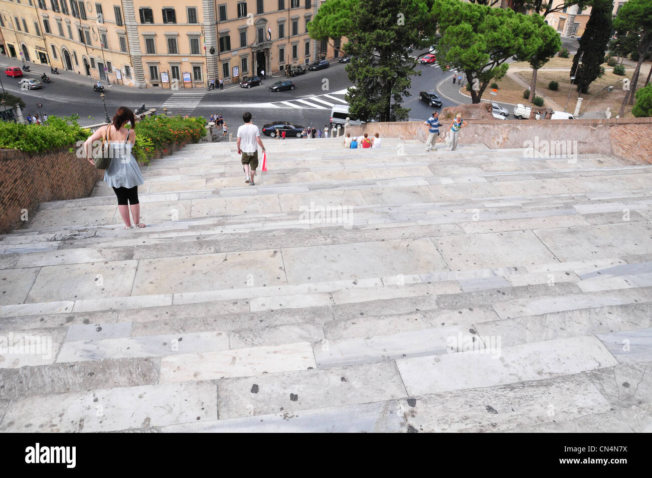 Cordonata great staircase Stock Photo - Alamy
