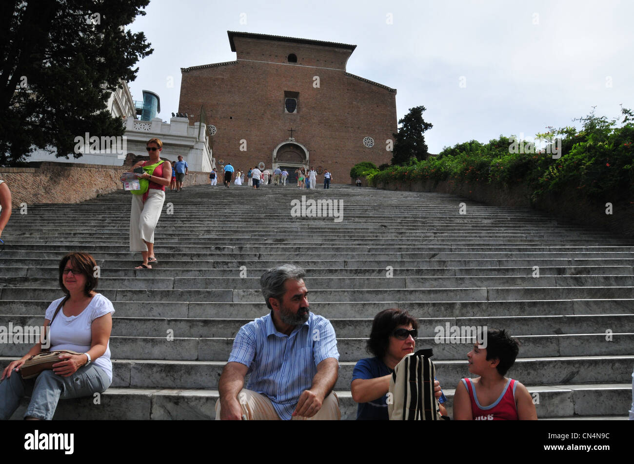 Cordonata great staircase Stock Photo - Alamy