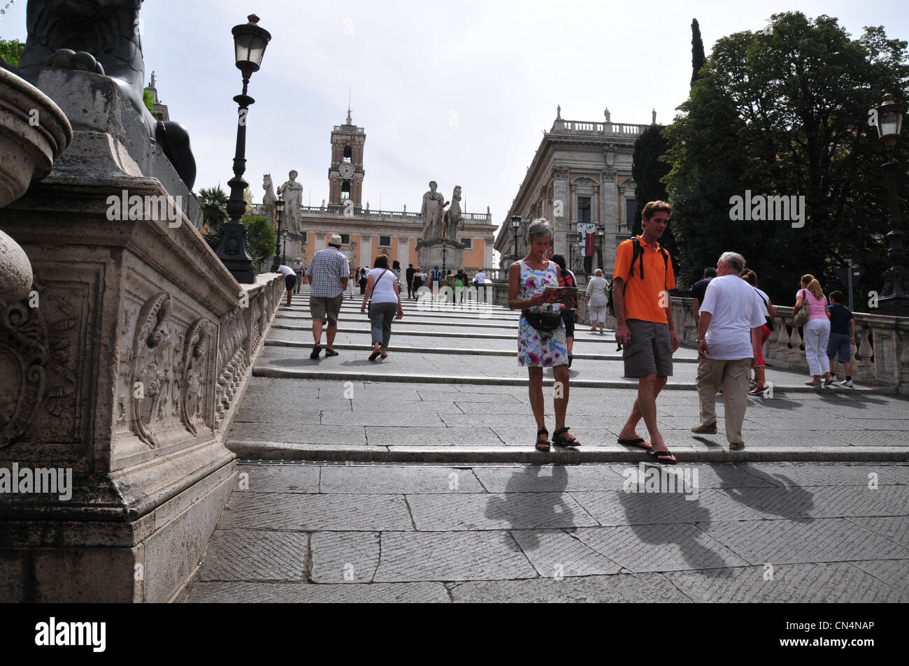 Cordonata great staircase Stock Photo - Alamy
