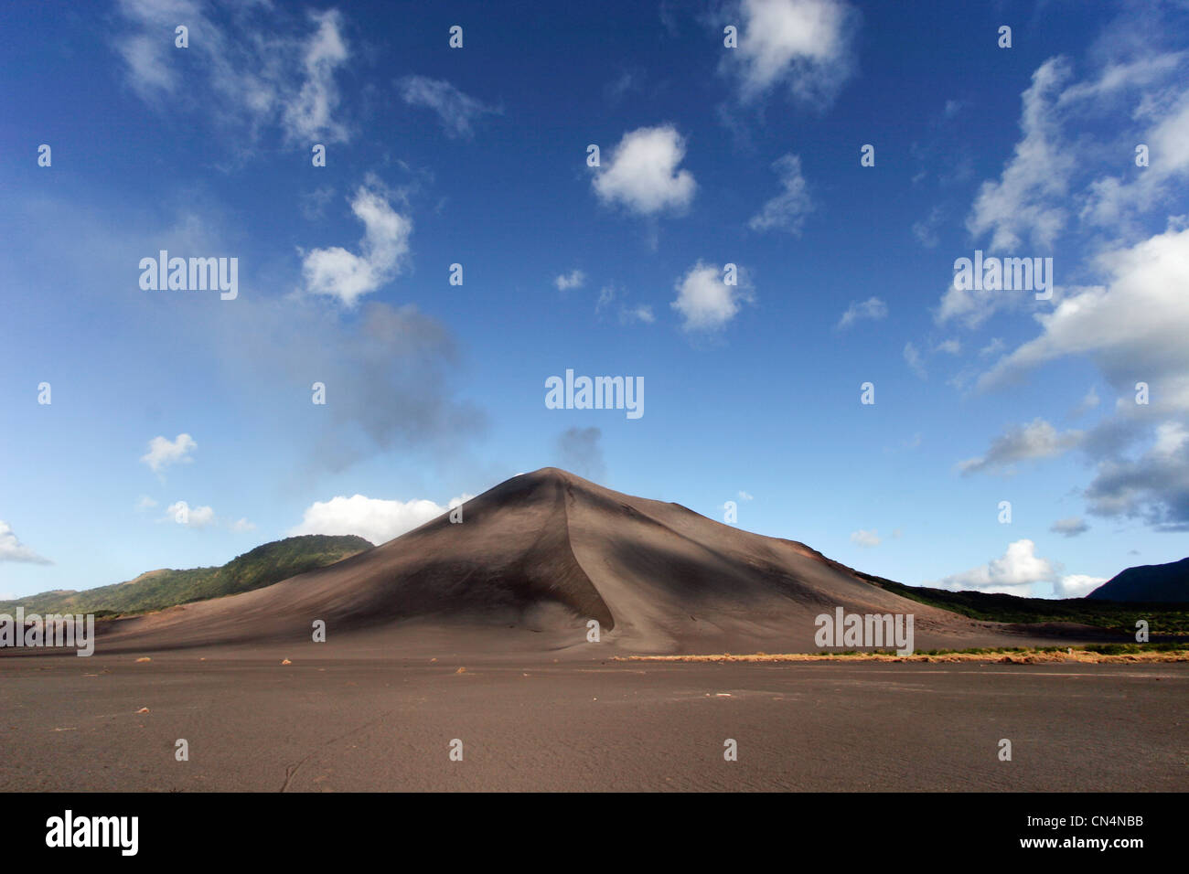 Vanuatu, Tafea Province, Tanna Island, Mount Yasur, volcanic eruption ...