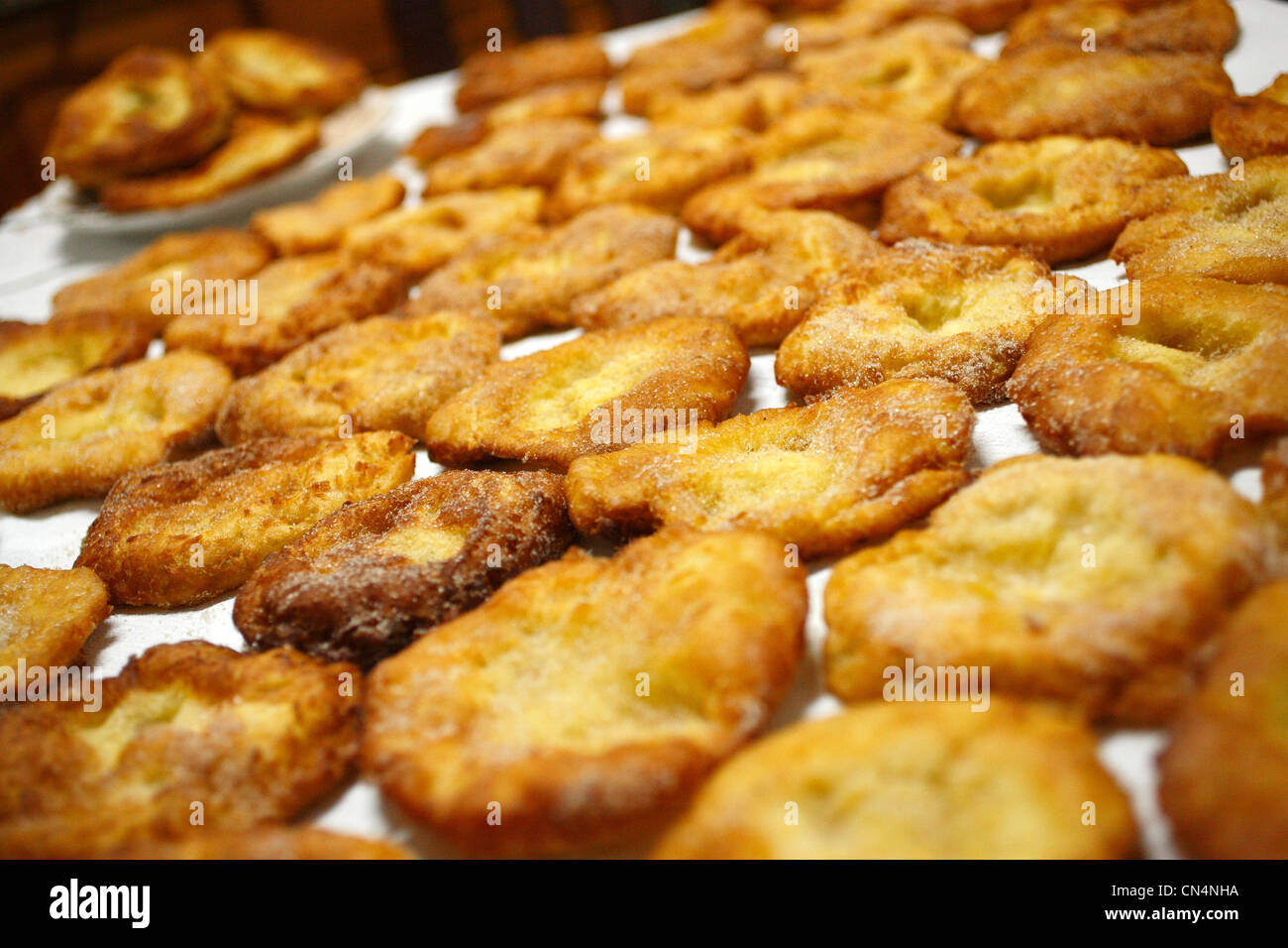 The "malassadas" are a popular traditional dessert at the Azores ...