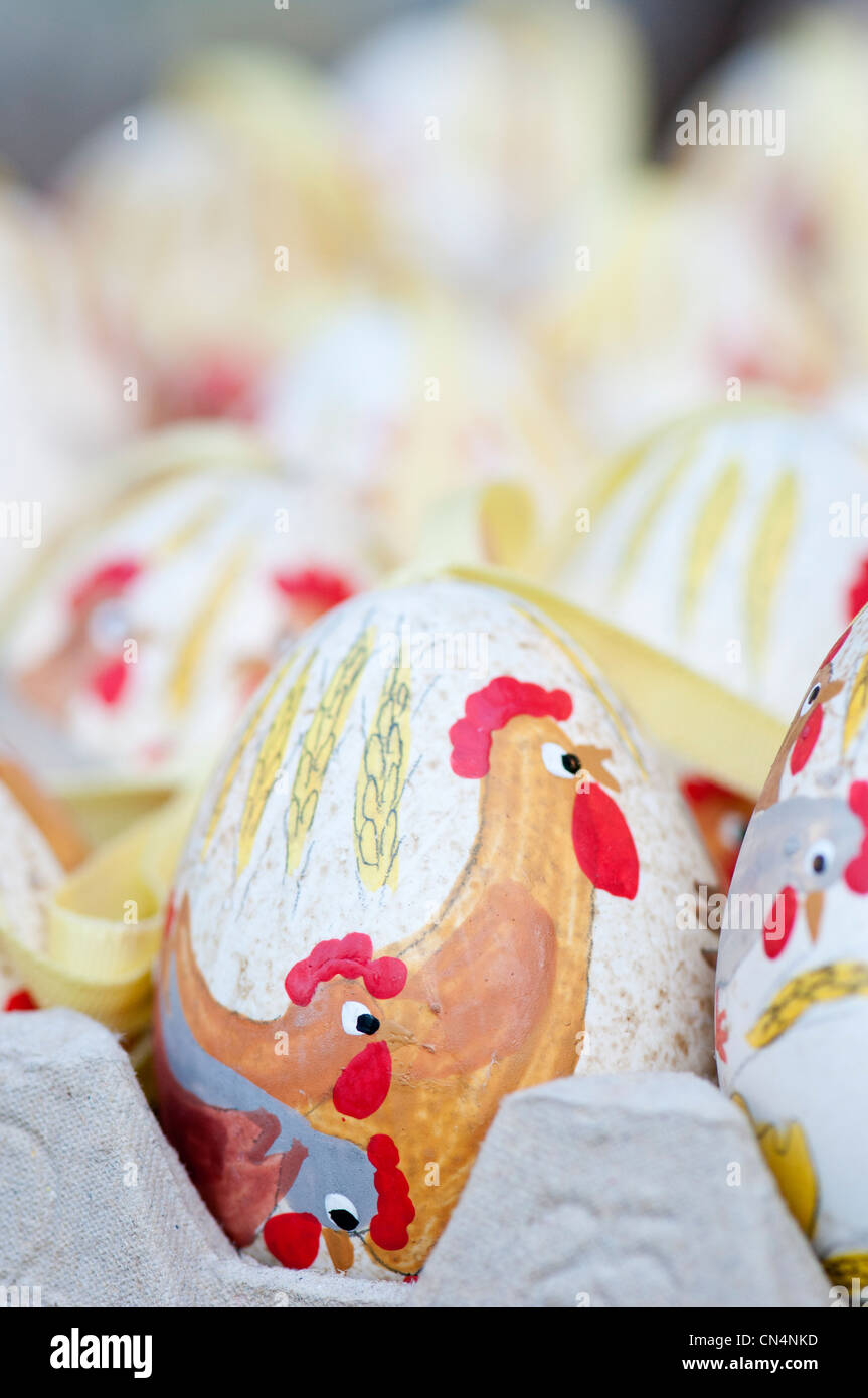 4Hand-painted and hand decorated egg shells to celebrate Easter at the ...