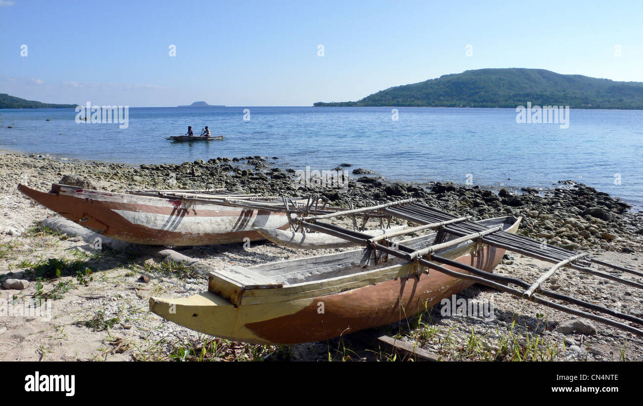 Vanuatu, Shefa Province, Efate Island, in front of Lelepa Island ...