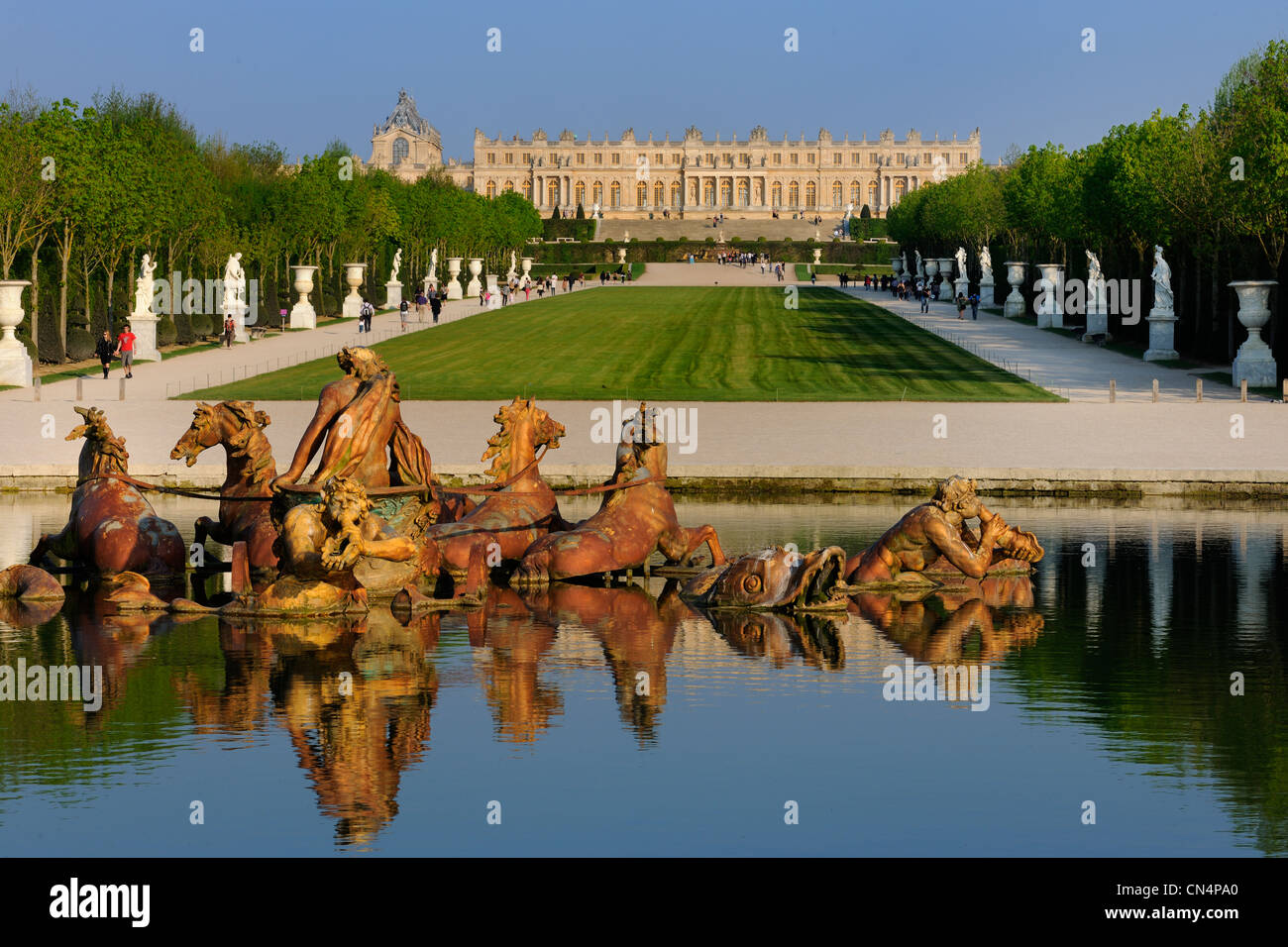 Versailles apollo fountain hi-res stock photography and images - Alamy