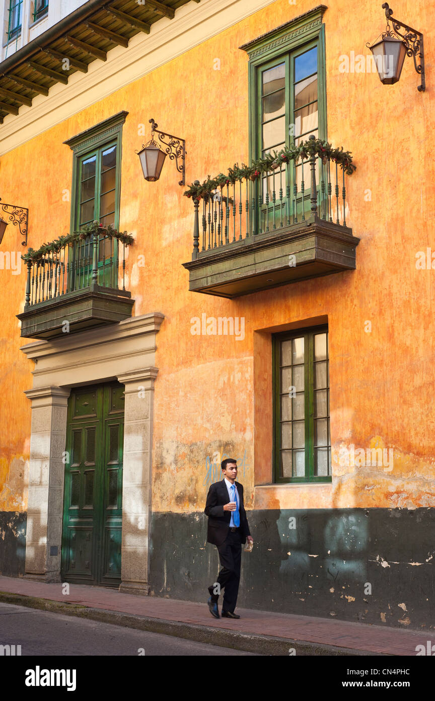 Colombia, Cundinamarca Department, Bogota, La Candelaria District Stock ...