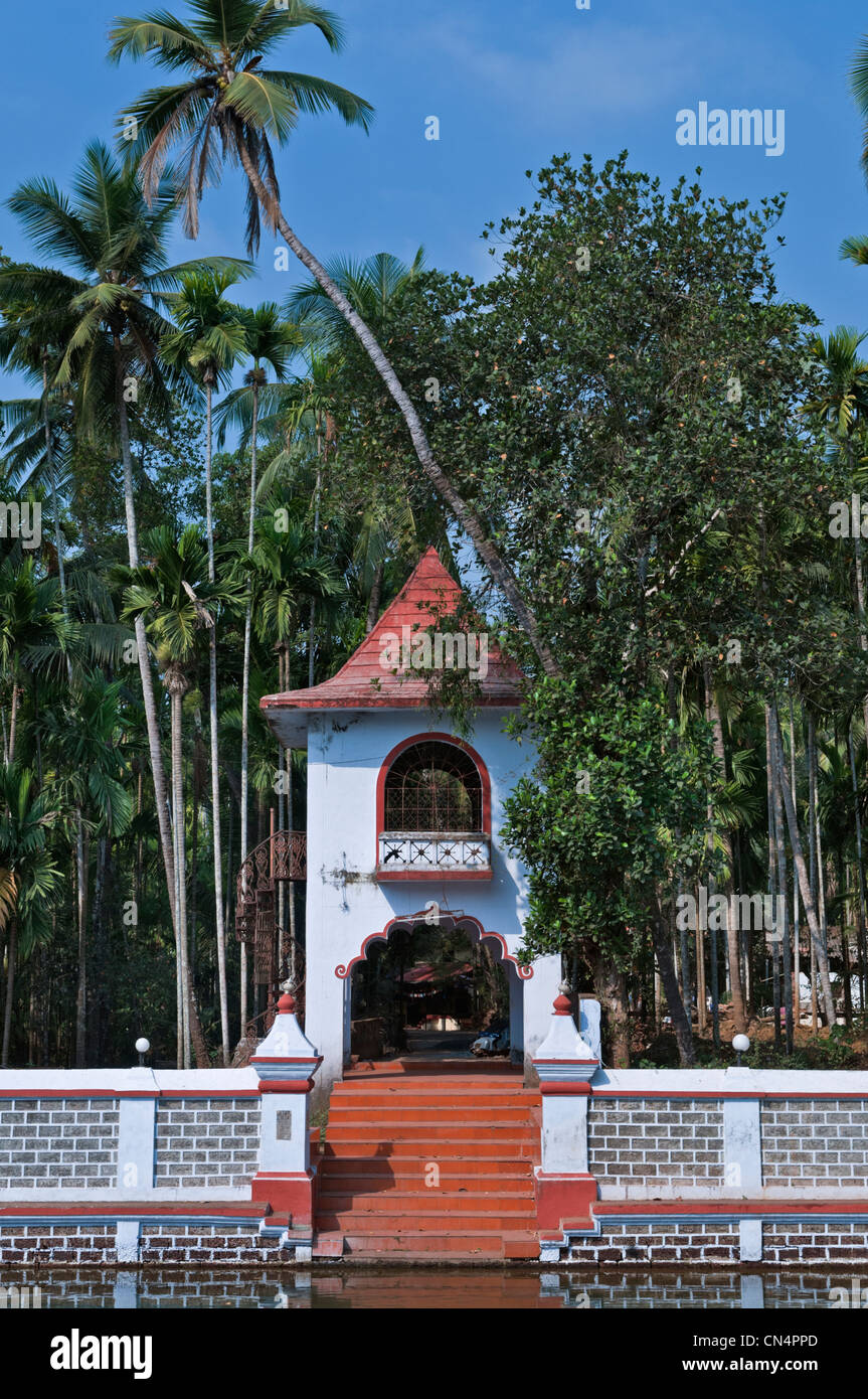 Nagesh hindu temple Ponda Goa India Stock Photo - Alamy