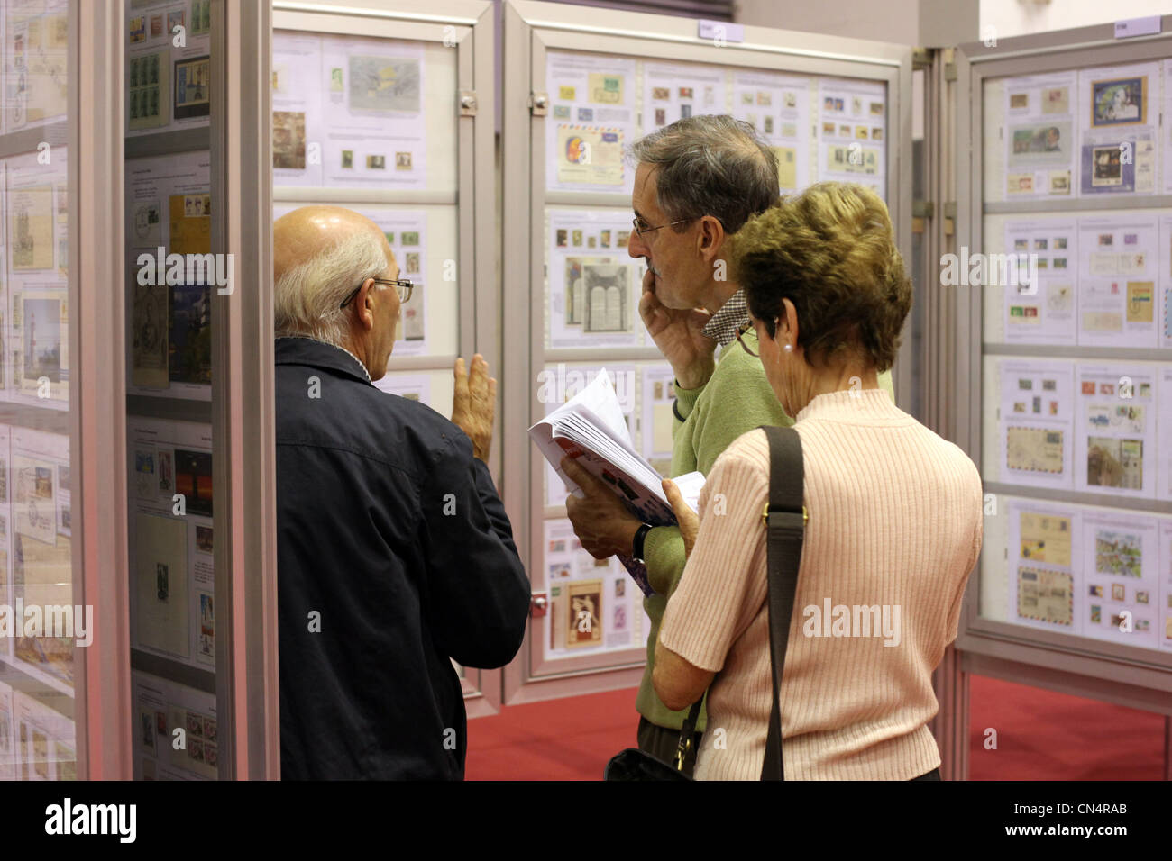 Stamp collection display hi-res stock photography and images - Alamy