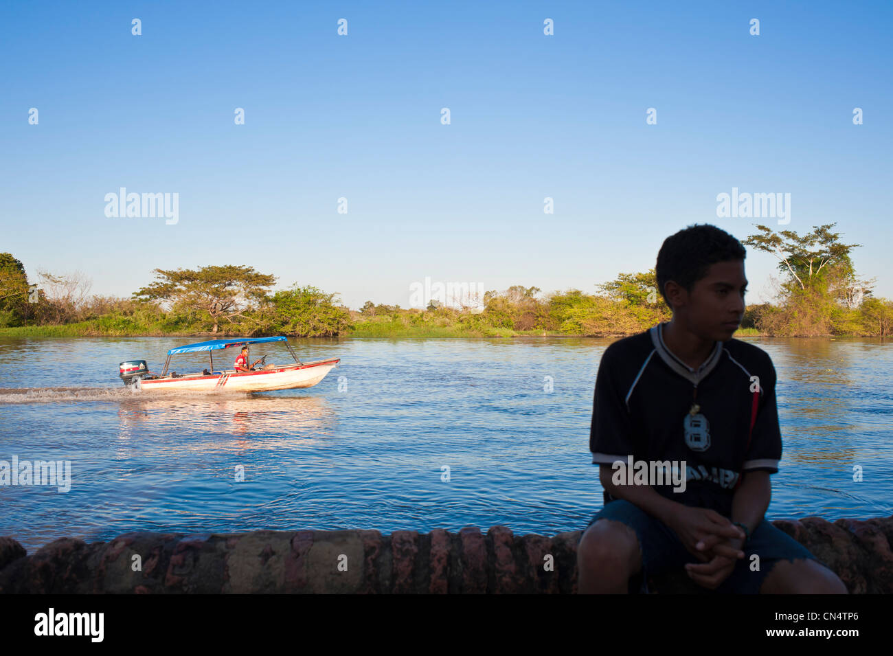 Colombia, Bolivar Department, Mompox (or Mompos), city founded in 1540 ...