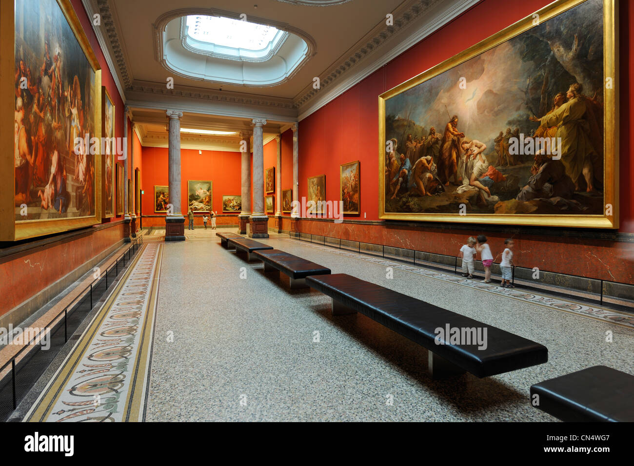 France, Herault, Montpellier, historical center, Fabre museum, the ...