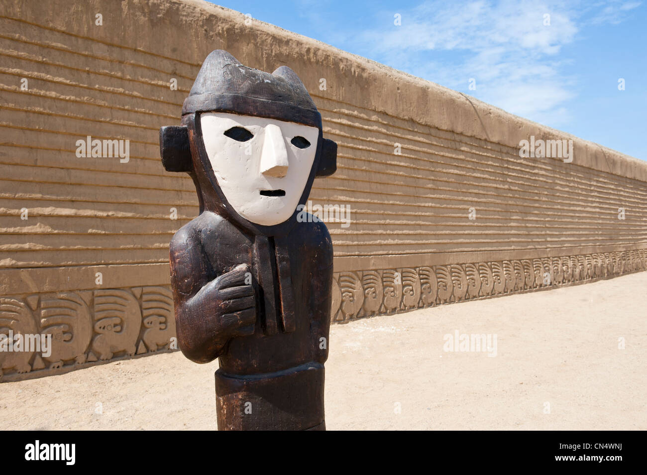 Peru, La Libertad province, Chan Chan, citadel listed as World Heritage ...