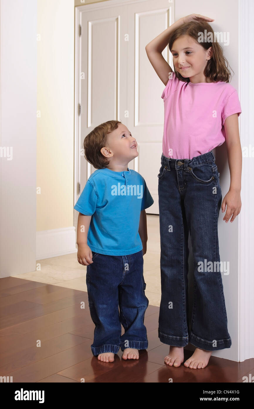 Measuring height on door hi-res stock photography and images - Alamy