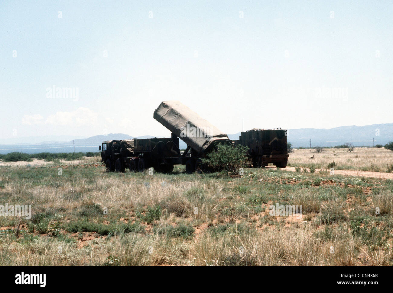 A transporter-erector launcher is deployed during a Ground Launched ...