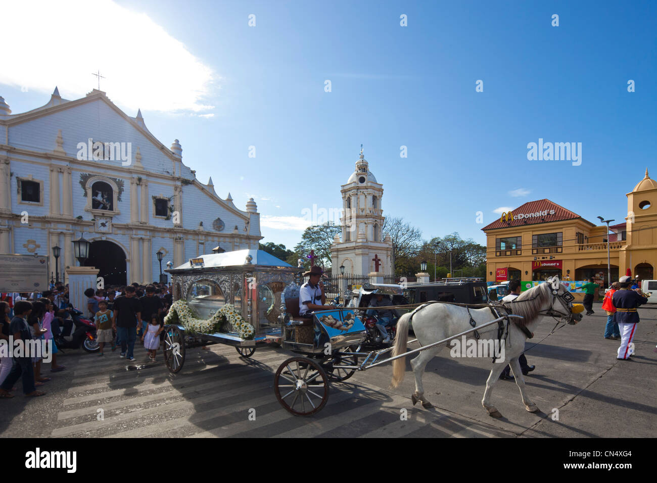 Philippines, Luzon island, Ilocos Sur, Vigan, listed as World Heritage ...