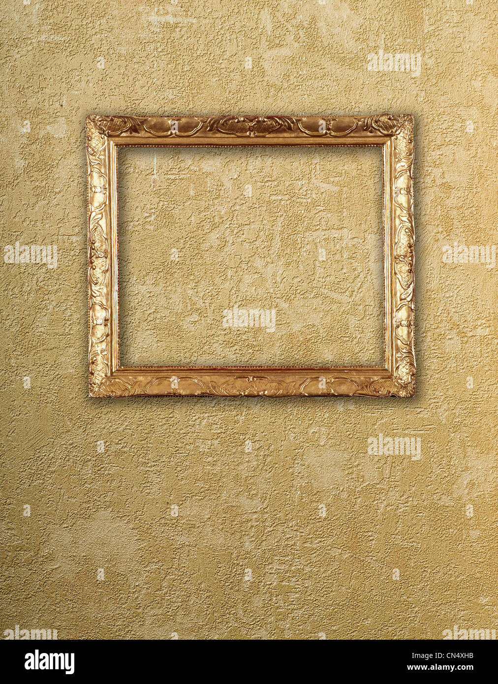Wallpaper background with frame with clipping path Stock Photo - Alamy