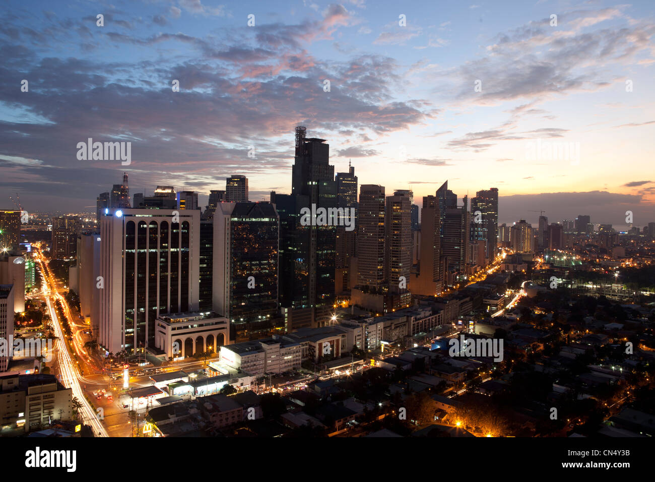 Makati avenue, manila hi-res stock photography and images - Alamy