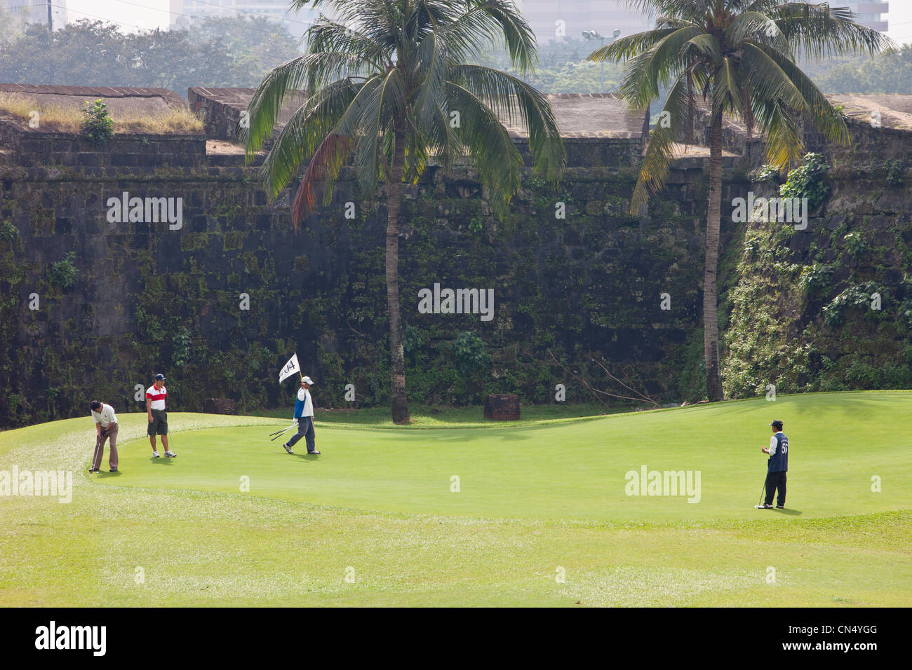 Philippines, Luzon island, Manila, Intramuros historic district golf ...
