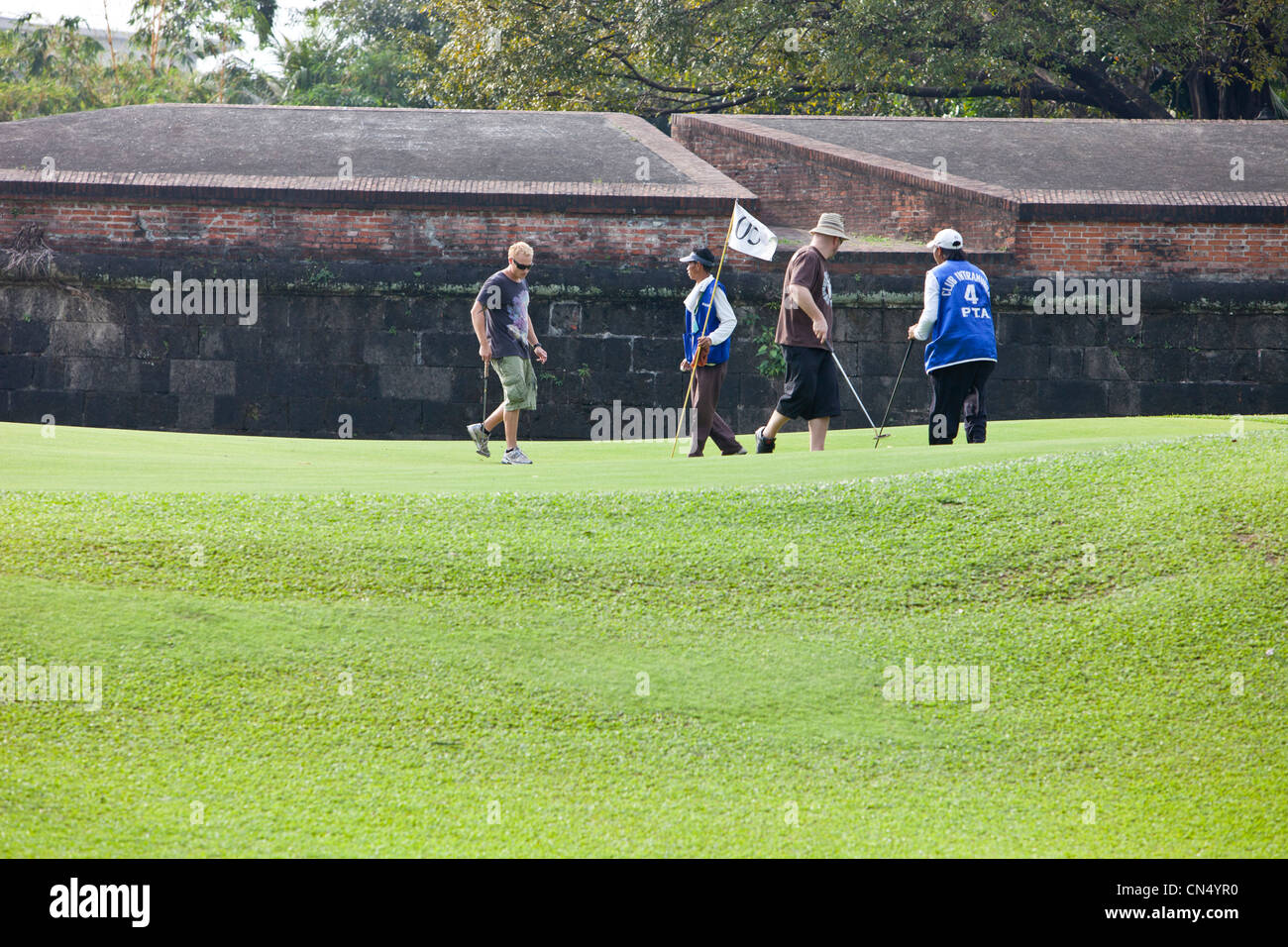 Philippines, Luzon island, Manila, Intramuros historic district, golf ...