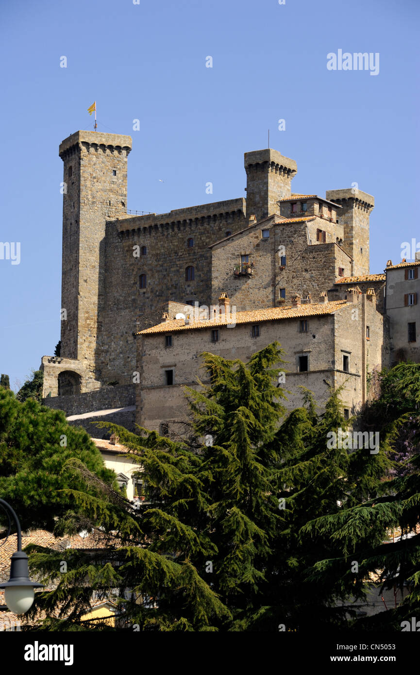 Italy, Lazio, Bolsena, castle Stock Photo - Alamy