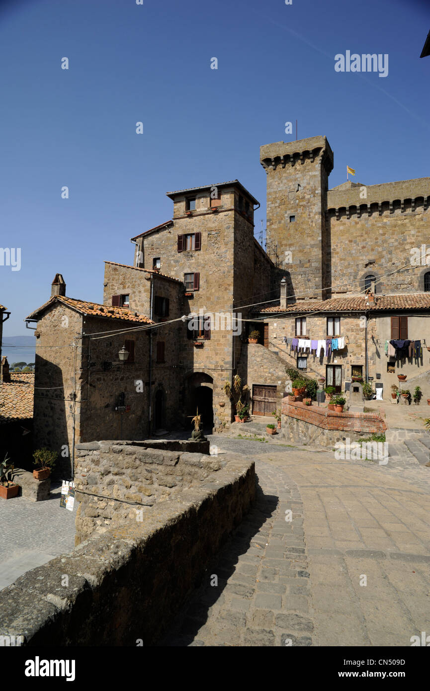 italy, lazio, bolsena, castle Stock Photo - Alamy