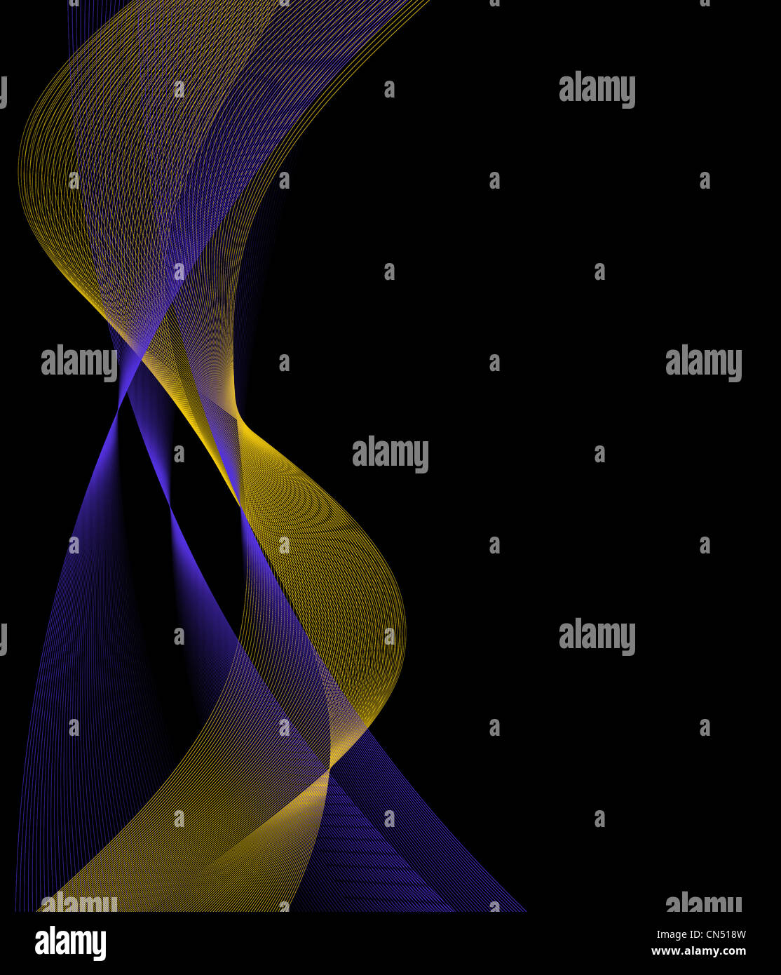 Abstract Tech Background of Mesh Ribbons Stock Photo - Alamy