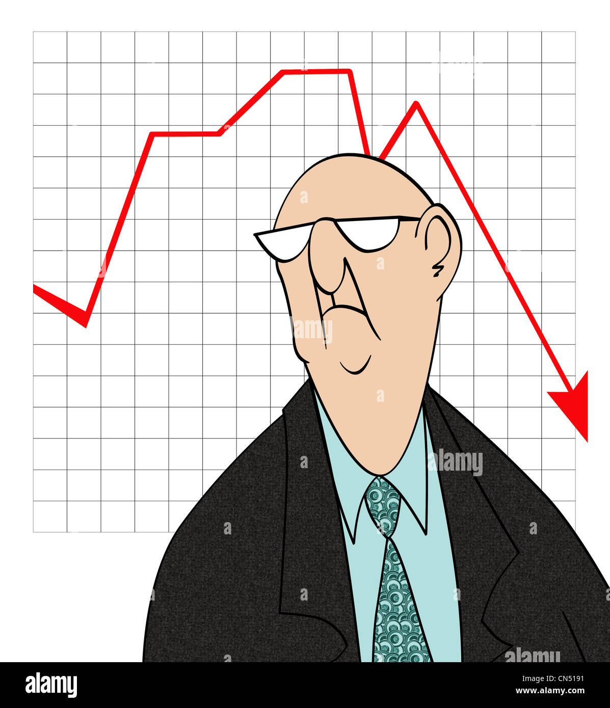 Bad Sales Chart Stock Photo - Alamy