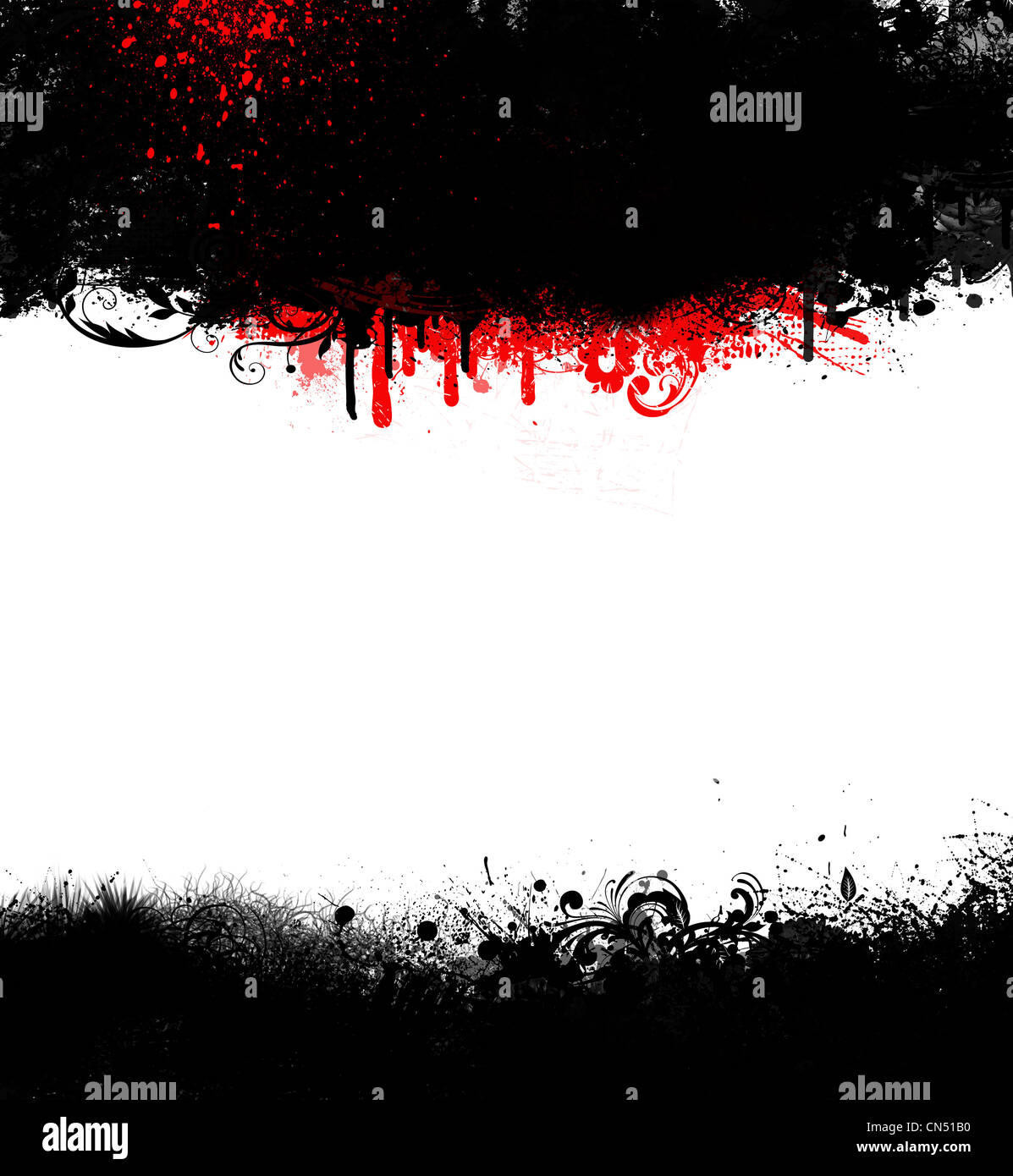 Grunge Background Spatter and Blood Stock Photo - Alamy