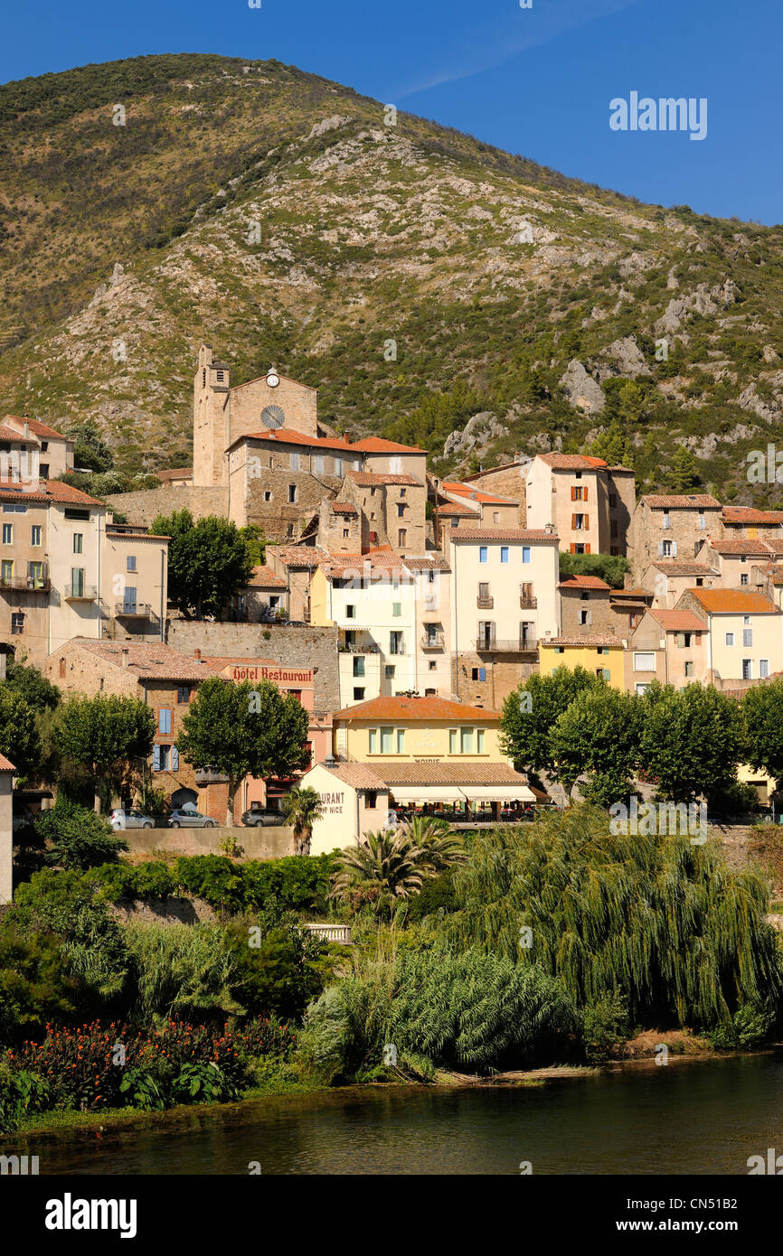 France herault roquebrun village orb hi-res stock photography and ...