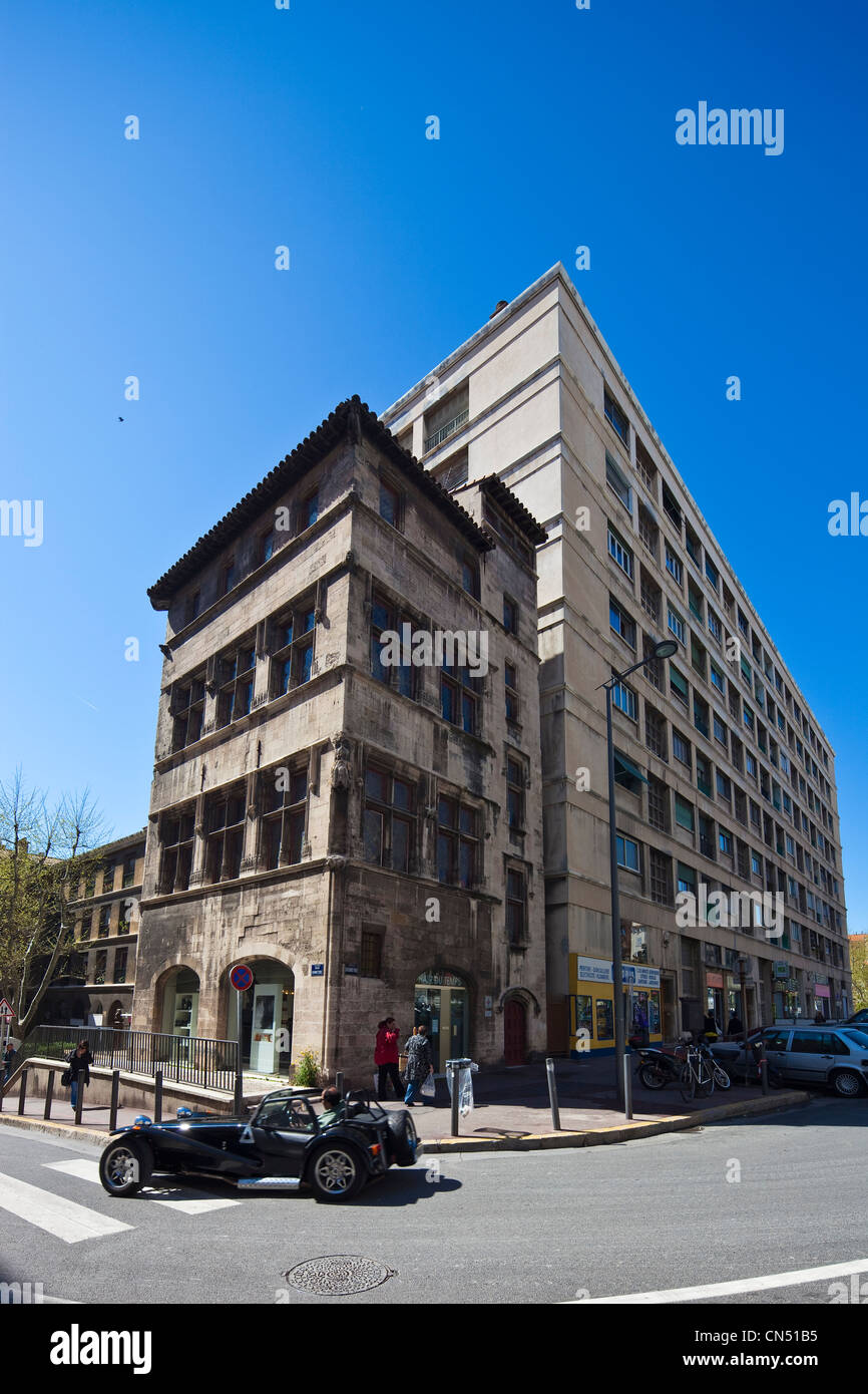 France, Bouches du Rhone, Marseille, Cabre hotel, mansion, built in ...
