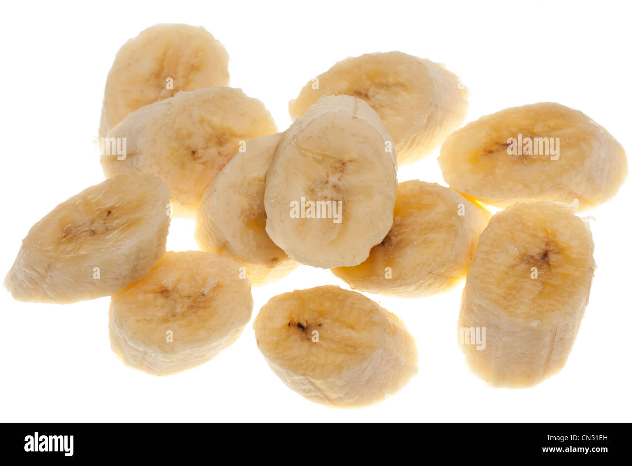 Banana slices hi-res stock photography and images - Alamy