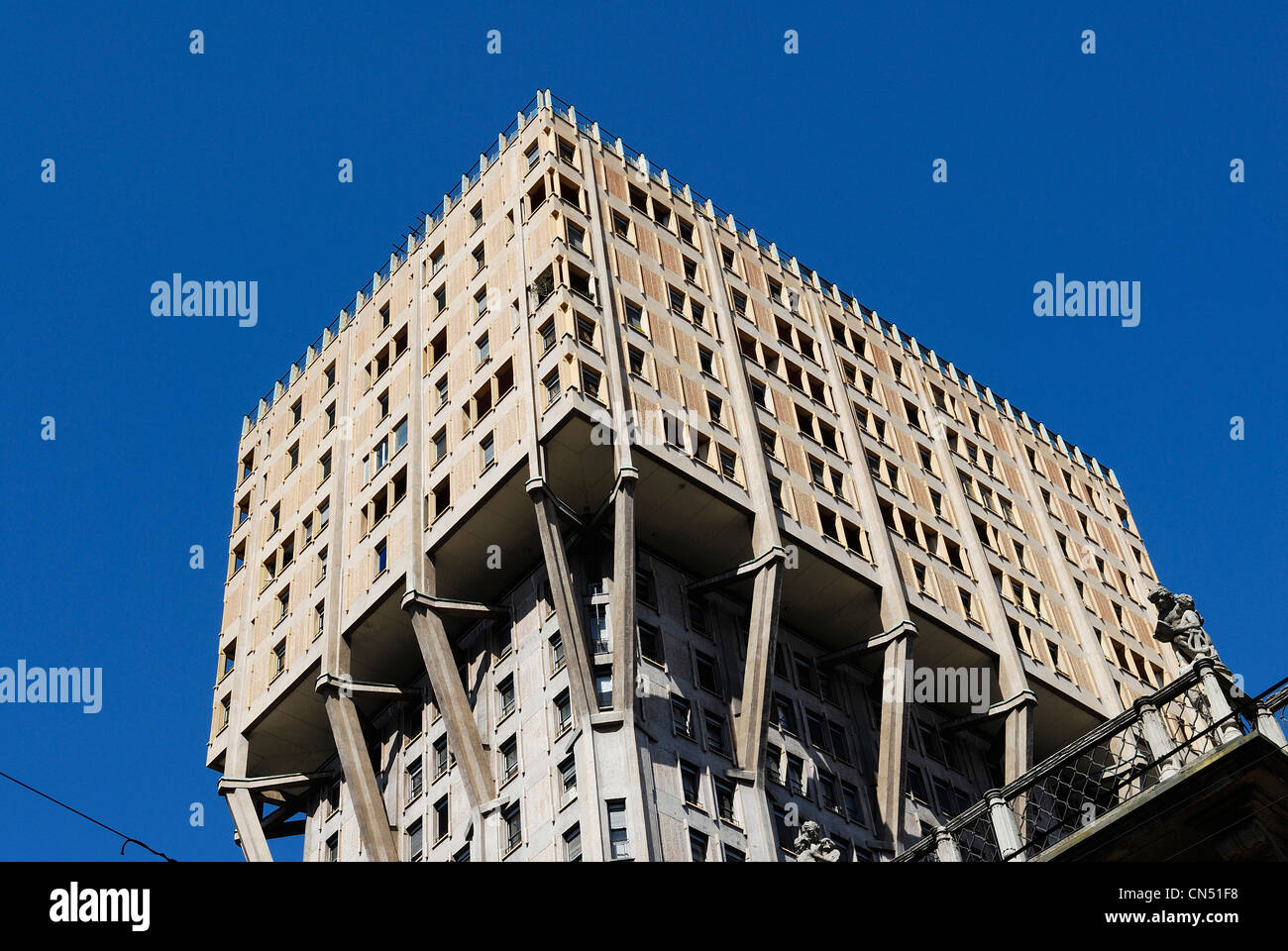 Italy, Lombardy, Milan, Velasca Tower, 106 metres tall, built between ...