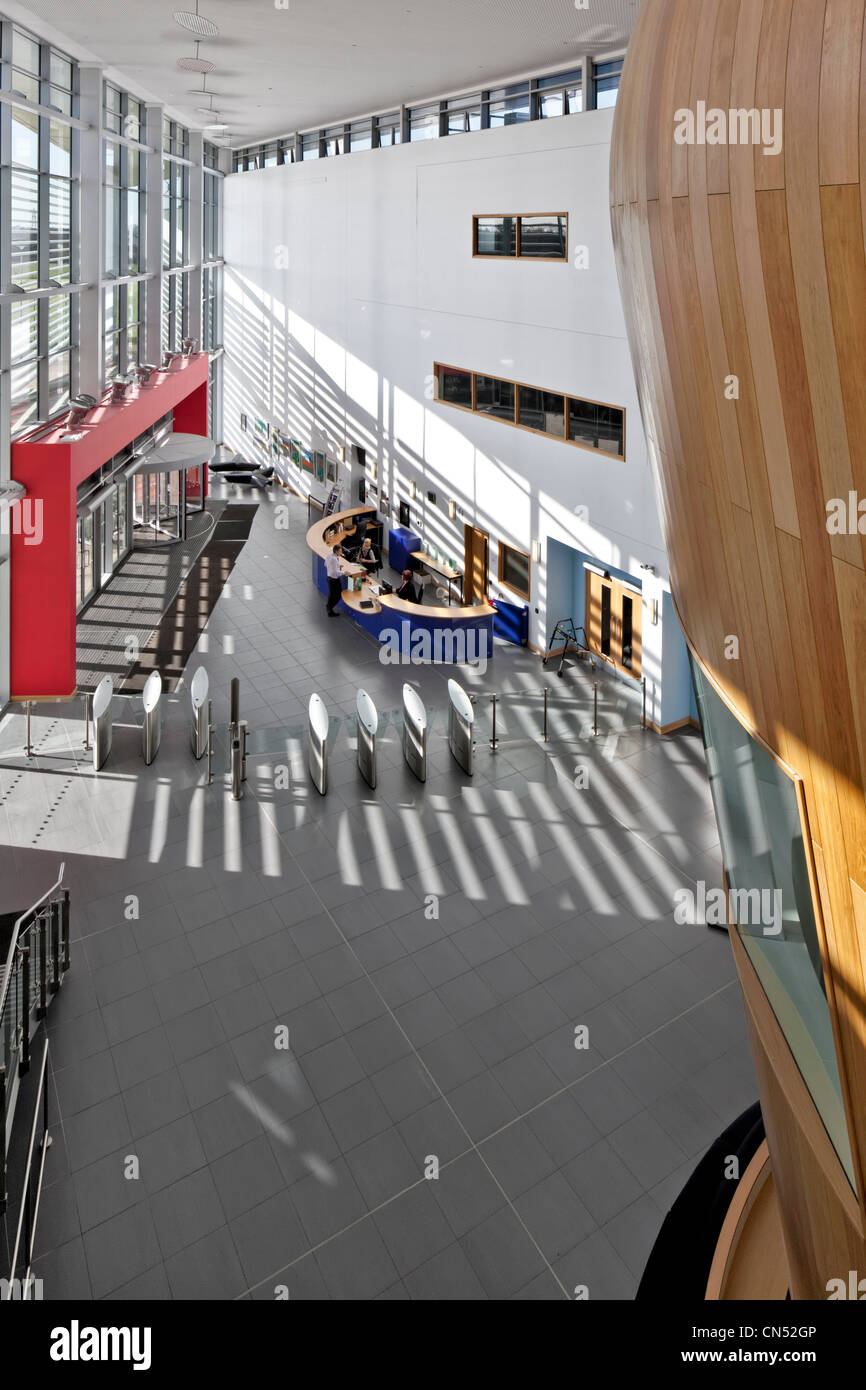 Entrance hall Interior at Suffolk One Sixth Form College in Ipswich ...