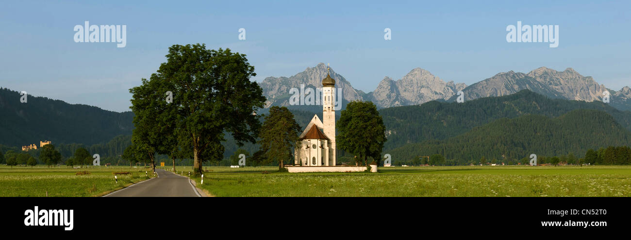 Germany, Bavaria, Schwangau, St Coloman church Stock Photo - Alamy